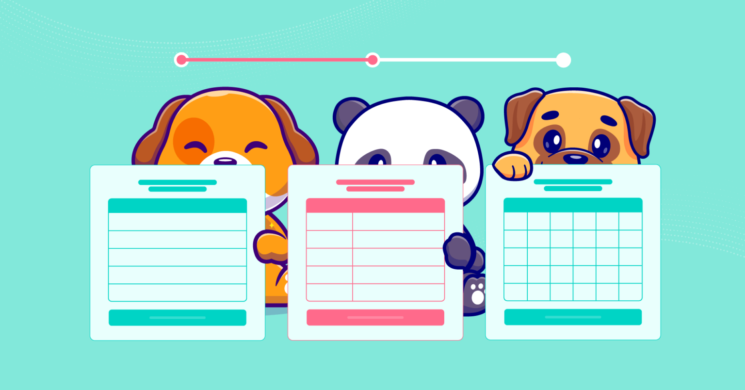 11 Efficient Ways of Table Data Visualization for Websites