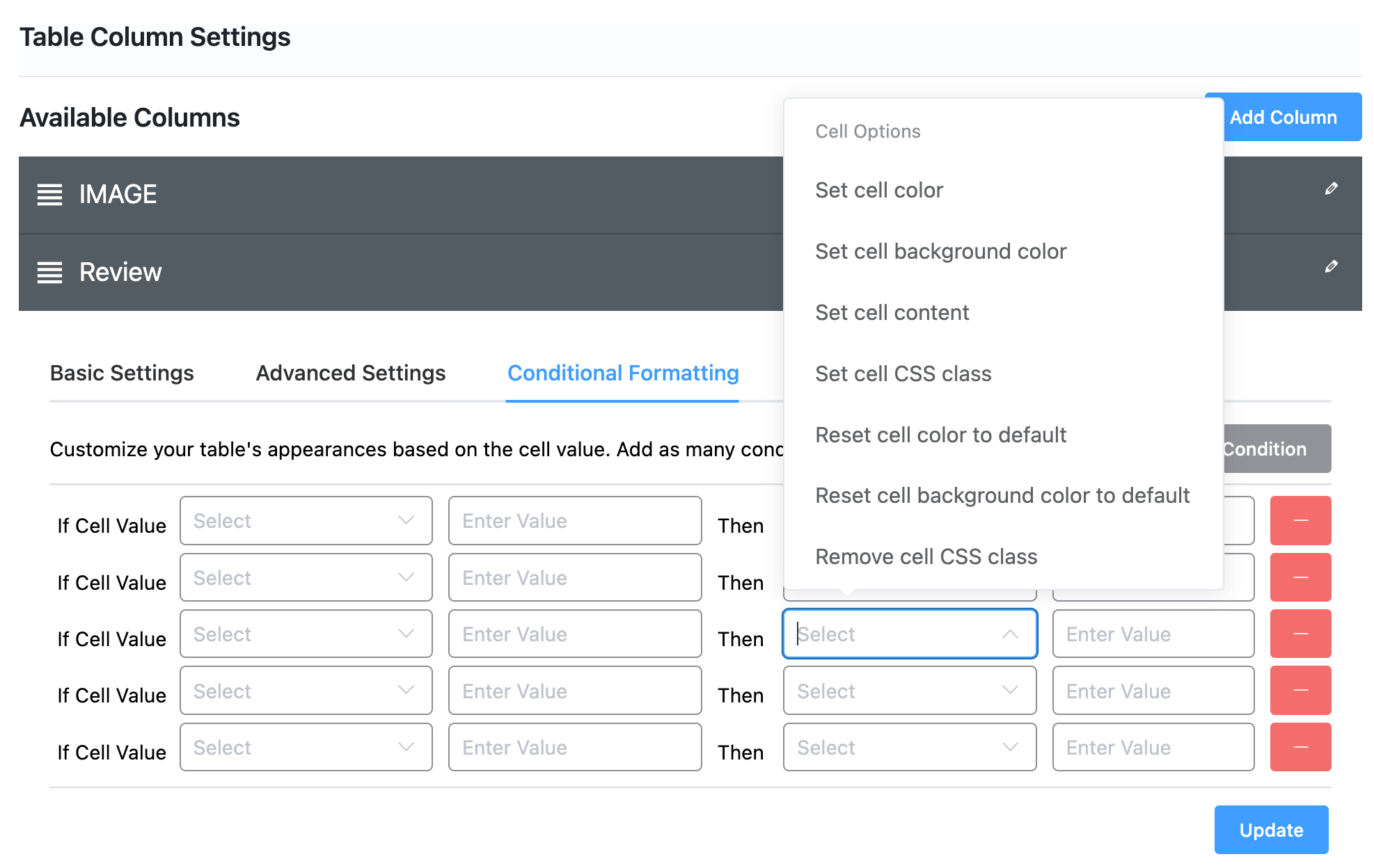 Conditional Formatting In WordPress Tables