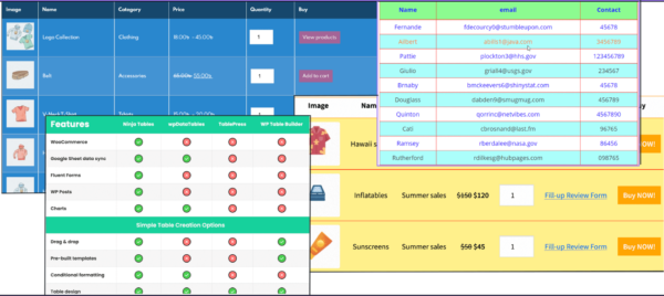 Create Smart Tables With Ninja Tables Advanced Table Mode