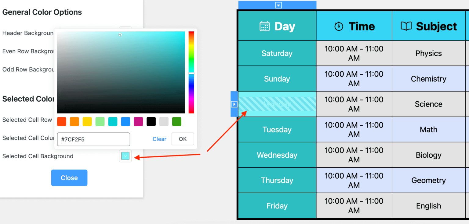 Customize WordPress Table Colors Without Coding!