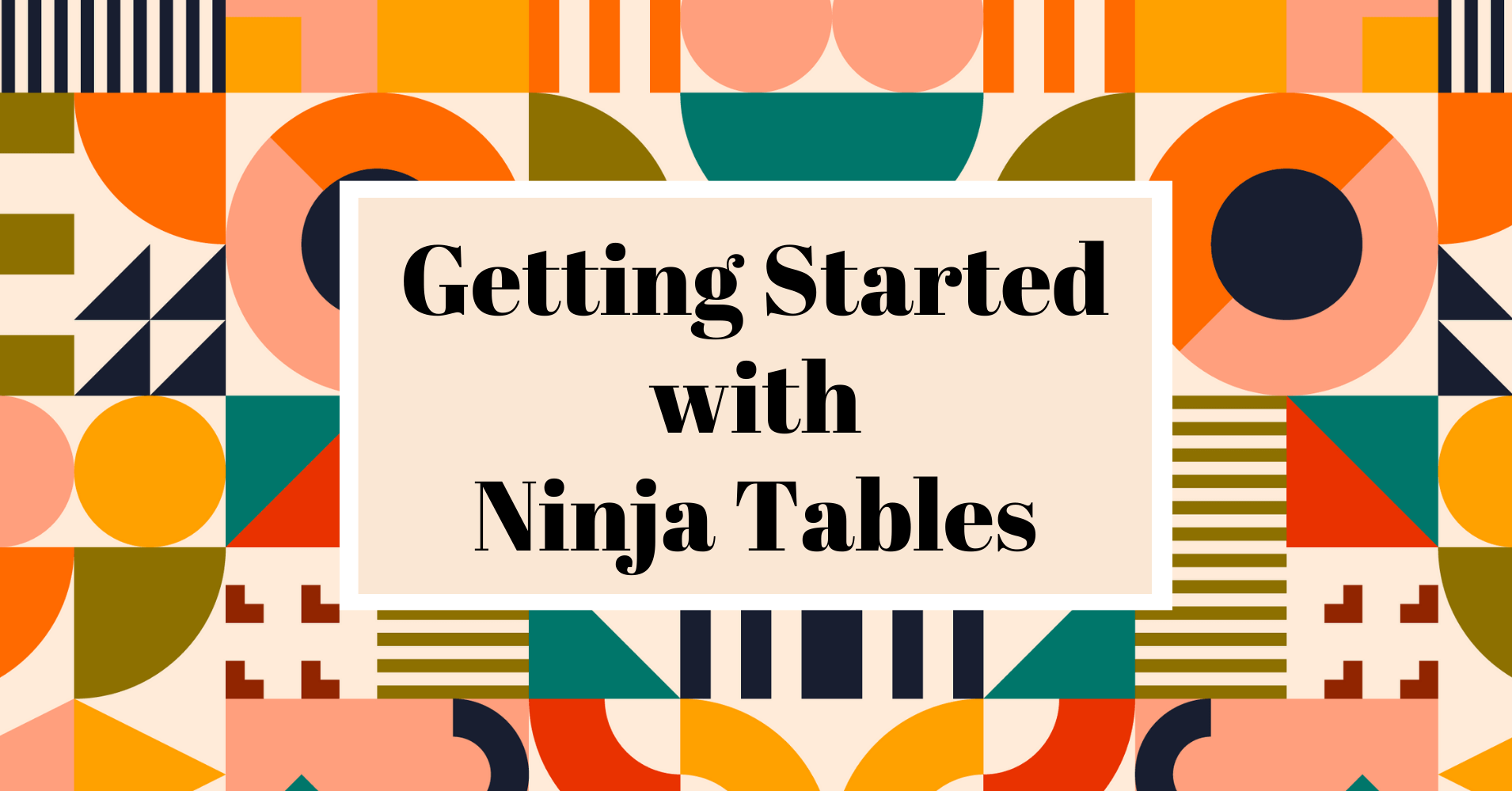 Getting Started with Ninja Tables – Ninja Tables Getting Started with Ninja Tables – Ninja Tables