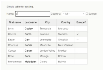 Free and Open-source jQuery Table Plugins