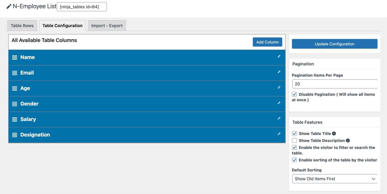 Ninja Tables: 6 Years of WordPress Data Visualization