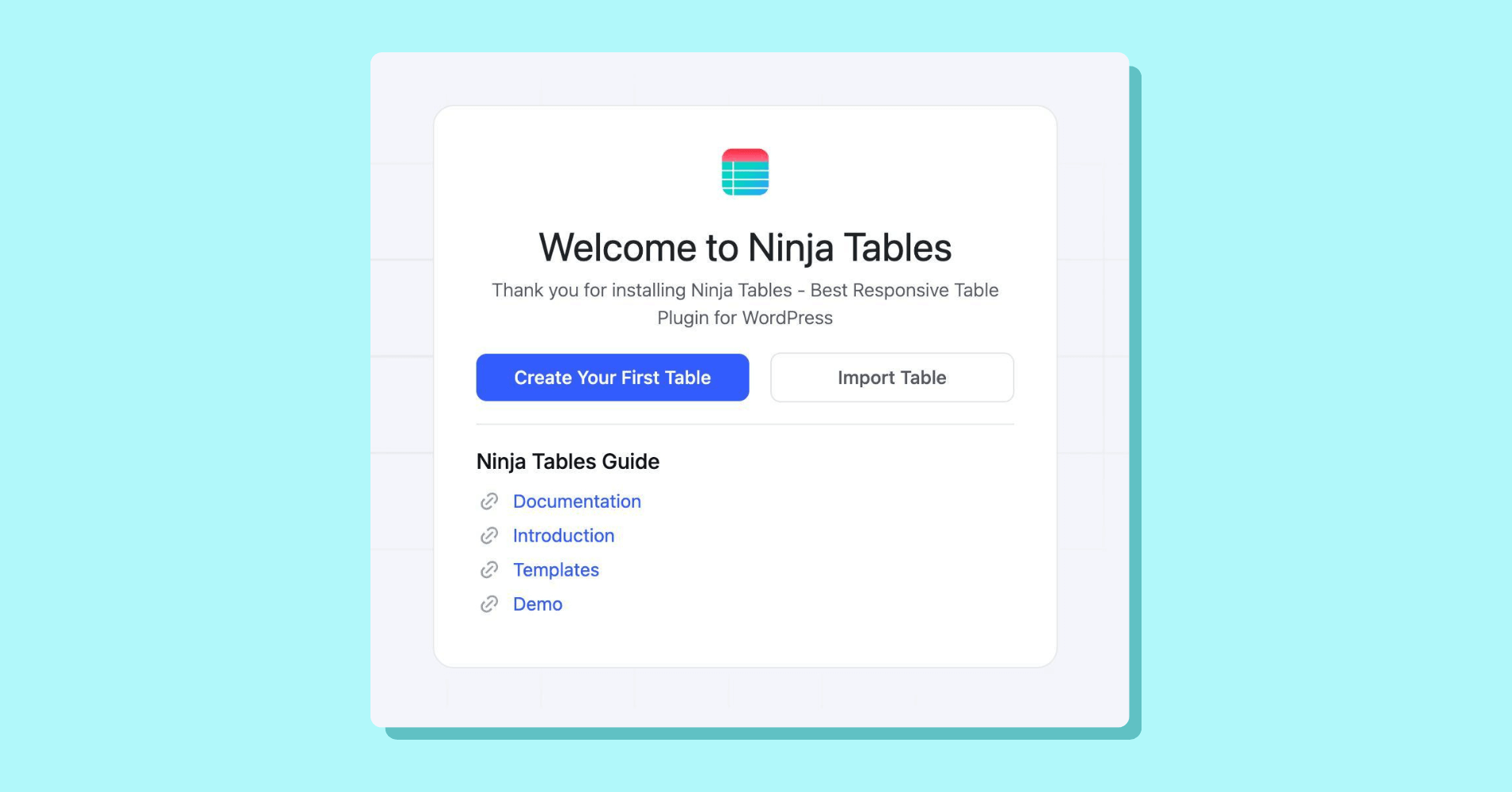 Create Your First Drag and Drop Table with Ninja Tables